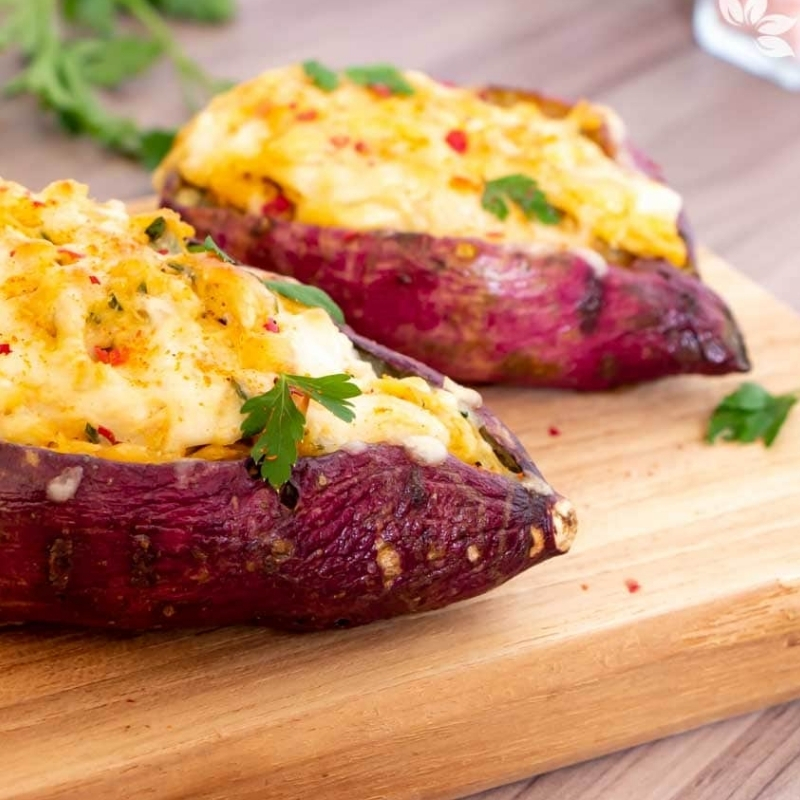 Receita de Batata Doce com Frango Cremoso – Supermercado Violeta