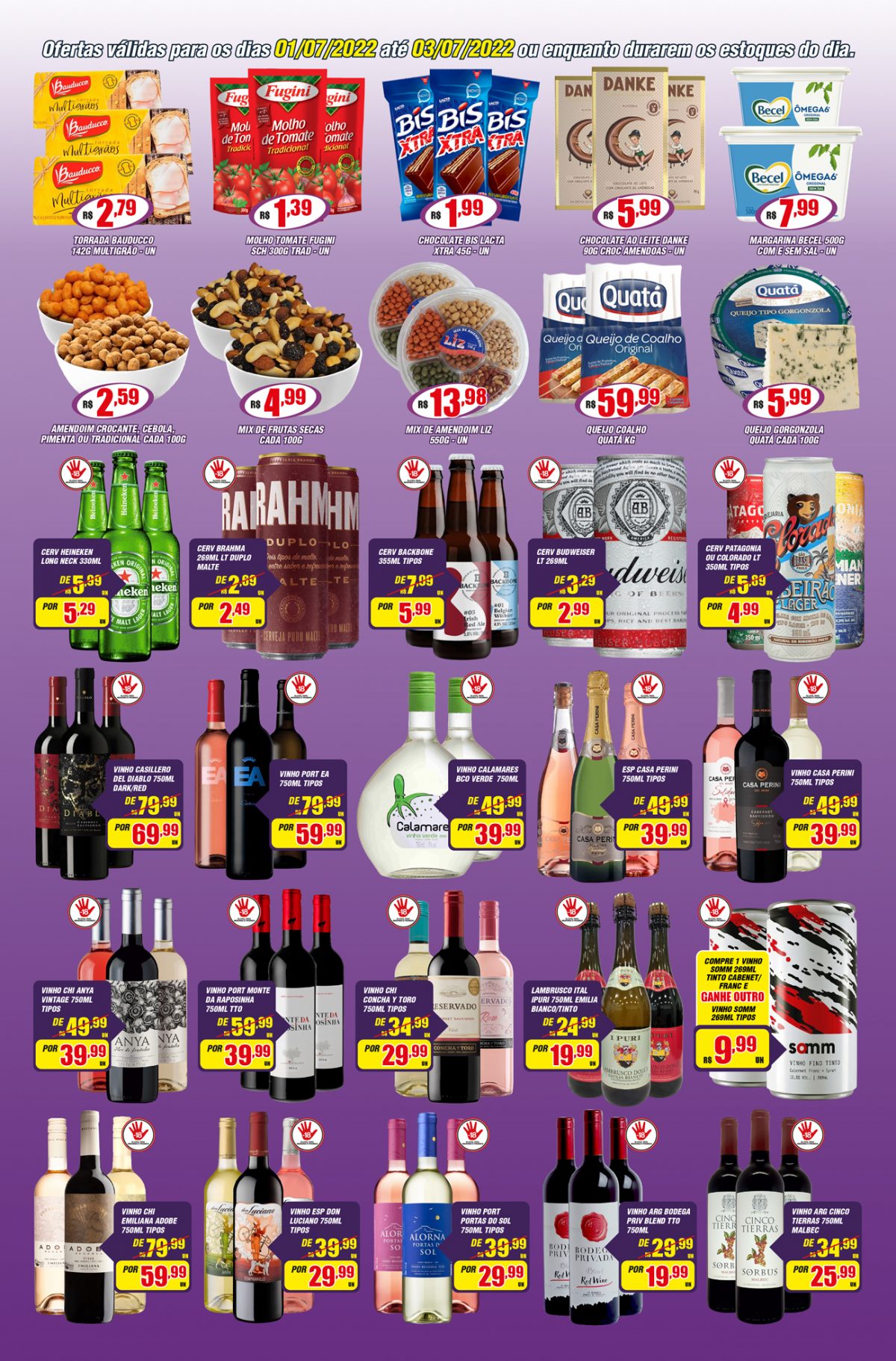 Tabloide Sex Dom 01 03 3baixa Supermercado Violeta